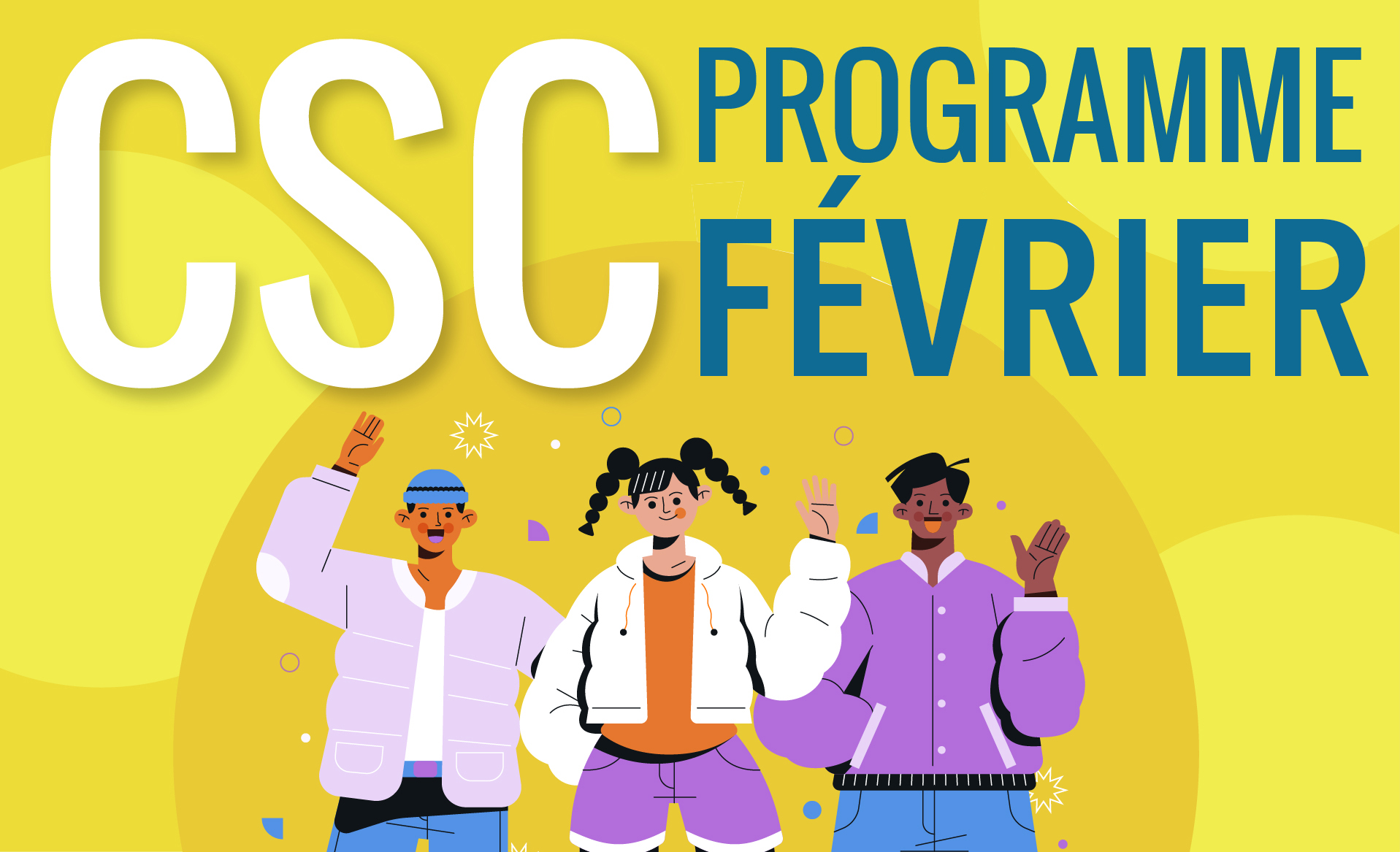 CSC - Programme du mois de février 2024 | Commune de Villetaneuse